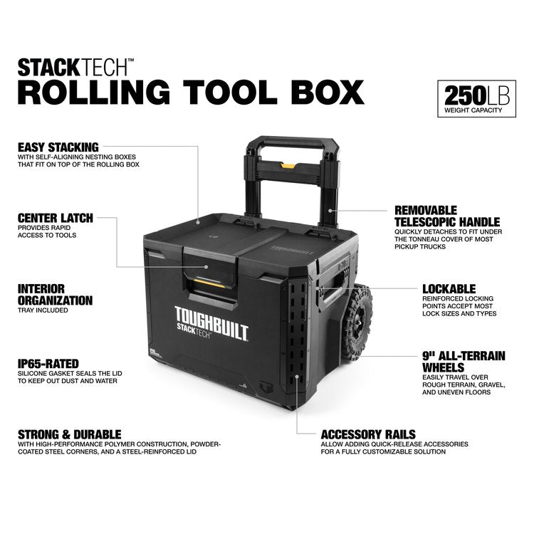TOUGHBUILT Stack Tech 3-Piece Storage System Tool Box (Available Now) – 韓豐益