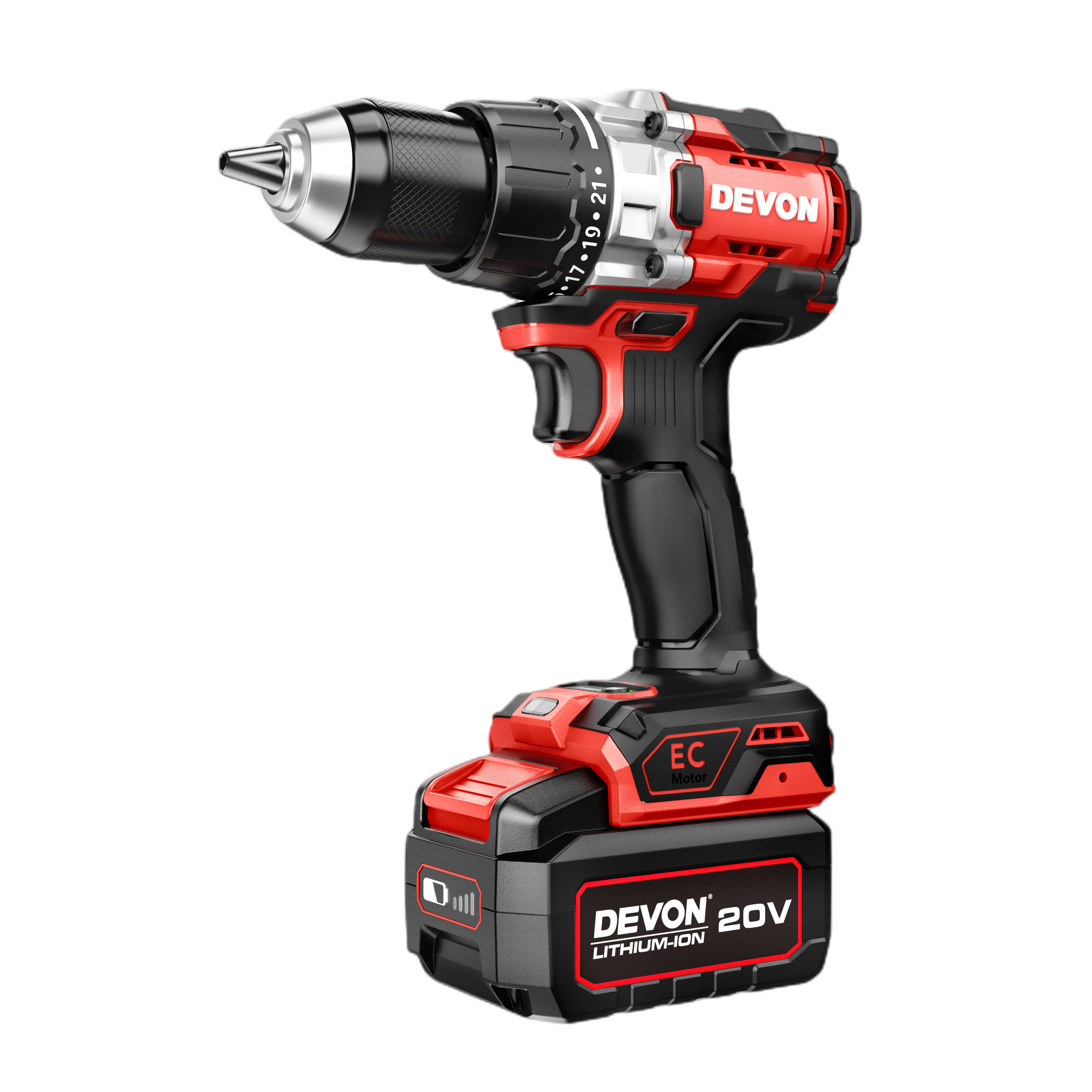 DEVON大有5202-Li-20 20V鋰電無刷衝擊鑽（淨機） – 韓豐益